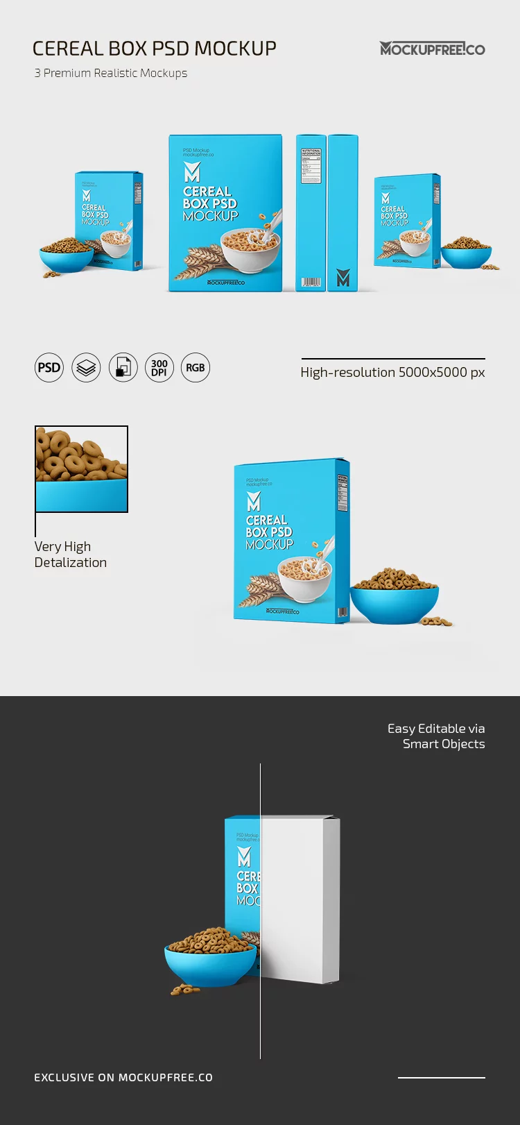 Cereal Box Template Photoshop