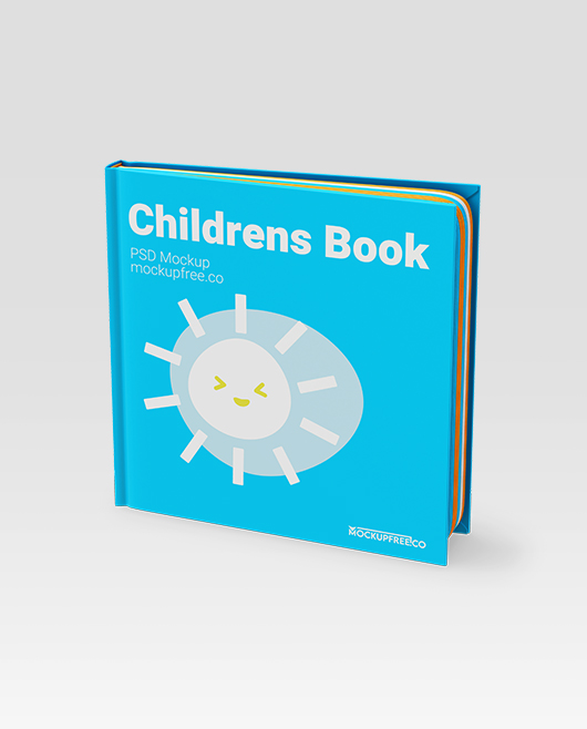 Children's Book Mockup Template Set in PSD Format