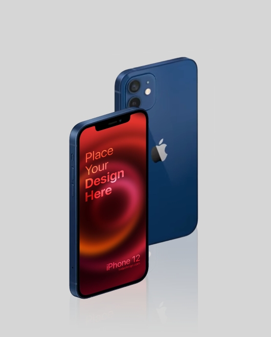 Free iPhone 12 PSD Mockup - Mockupfree.co