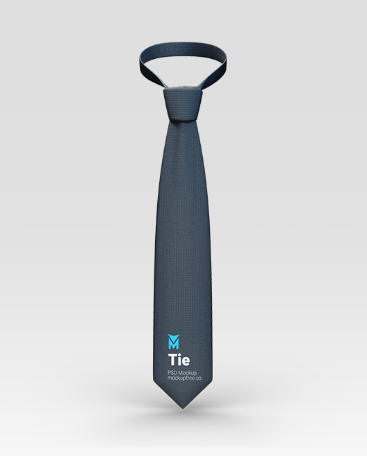 Free Tie PSD Mockup - Mockupfree.co
