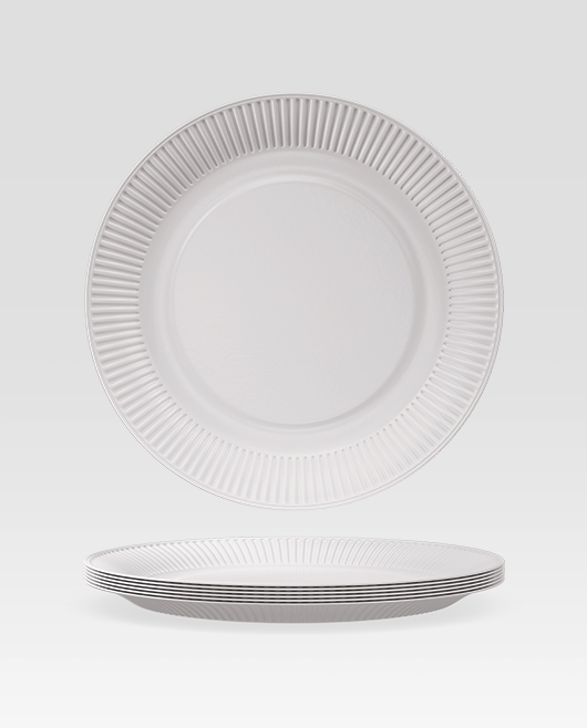 Glossy Paper Plate PSD Mockup Bundle for Photoshop