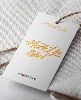Label – 2 Free PSD Mockups - Mockupfree.co