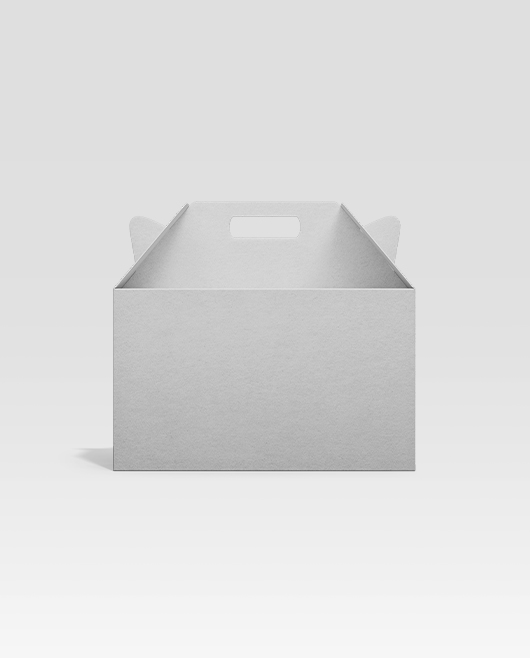 Paper Food Delivery Box Packaging Mockup PSD Set for Photoshop