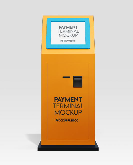 Payment Terminal PSD Mockup Template Set for Photoshop