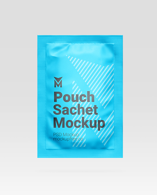 Pouch Sachet Mockup Template Set in PSD format