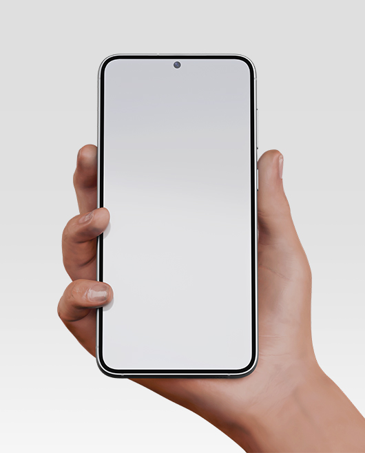 Samsung Galaxy in Hand PSD Mockup Set for Photoshop